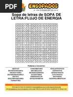Sopa de Letras de Las Funciones Vitales en Los Seres Vivos - 1 | PDF ...