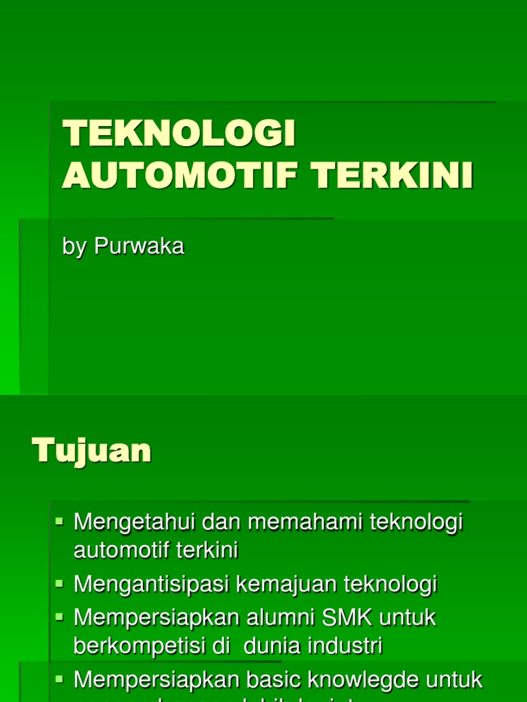 Teknologi Automotif Terkini | PDF
