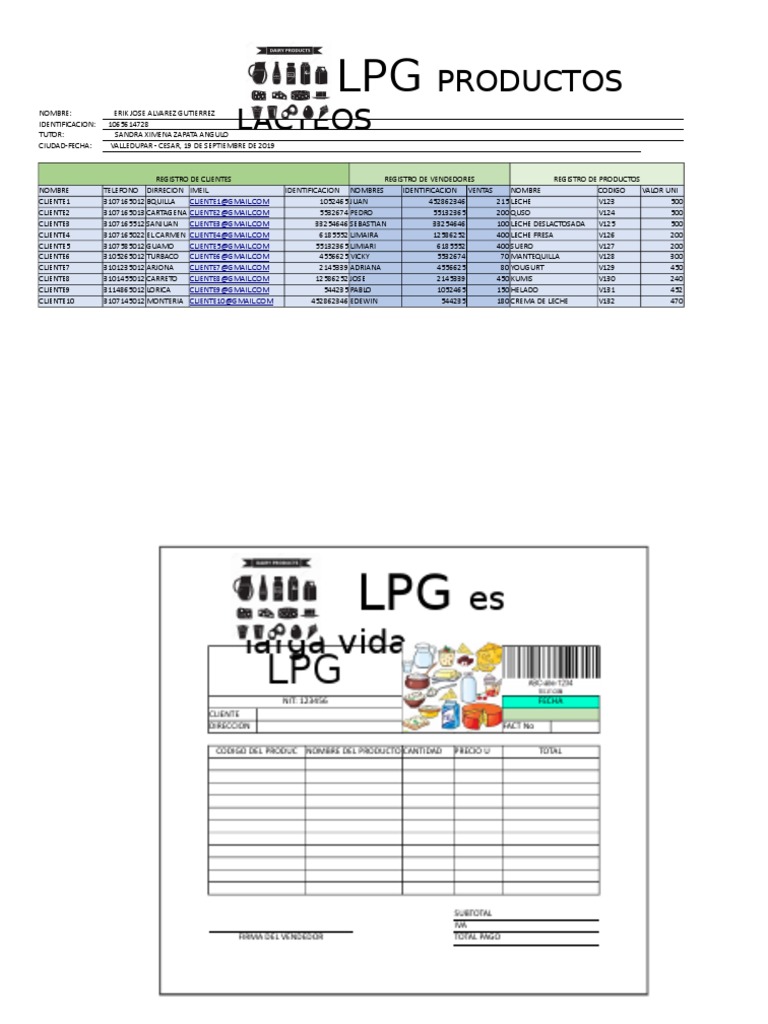 Aprendiz Erik Jose Alvarez Gutierrez - Taller de La Interfax de Excel ...