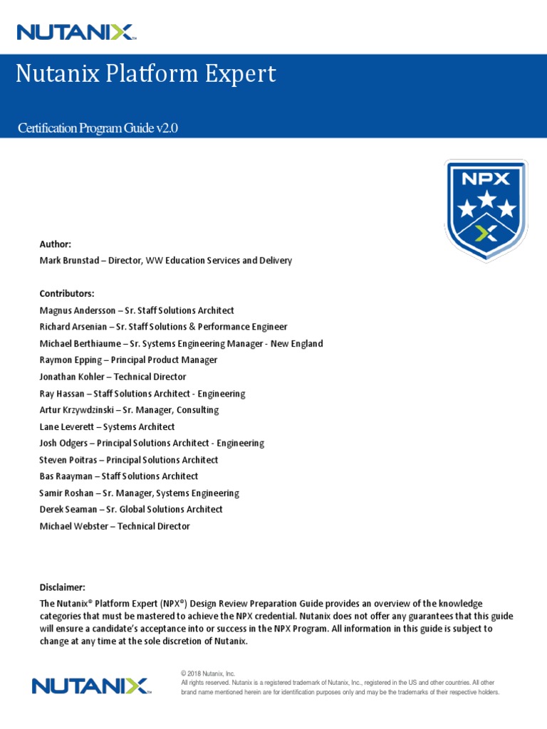 Course NPX Prep Guide | PDF | Enterprise Architecture | Cloud Computing