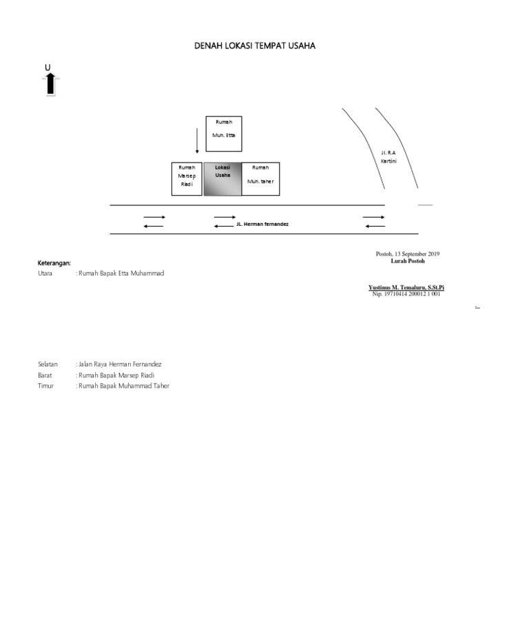 Denah Lokasi Imb | PDF