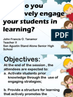 Lac Session Guide Plan | PDF | Learning Styles | Lesson Plan