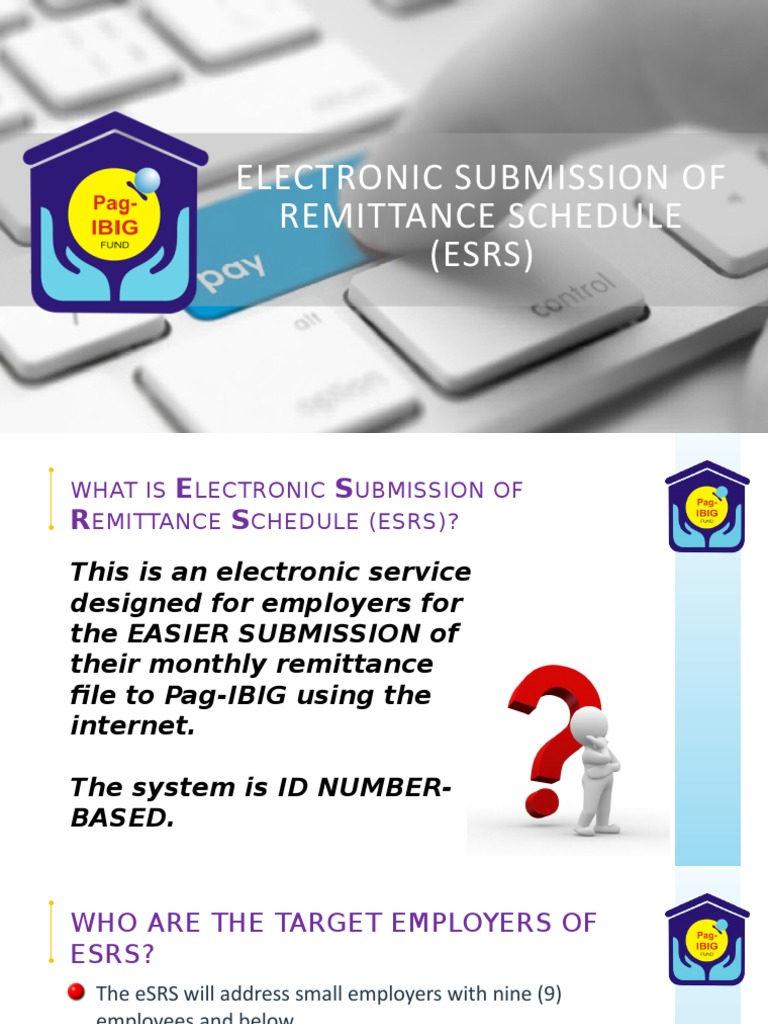 ESRS Employer Presentation - Pag-IBIG | User (Computing) | World Wide Web