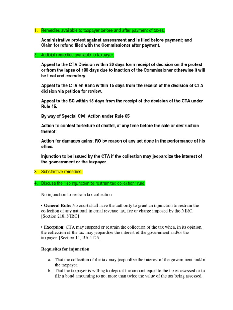 Tax 2 Questions and Answers | PDF | Taxpayer | Tax Refund