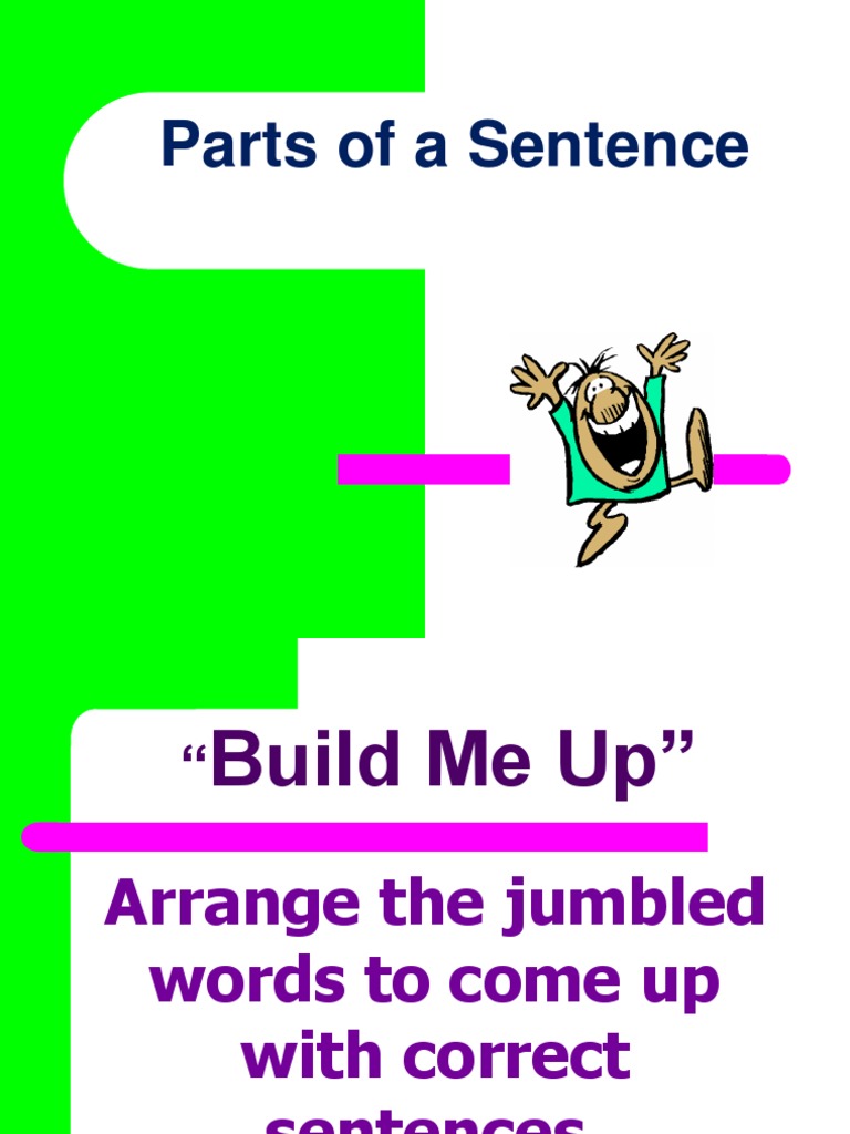 Parts of A sENTENCE | PDF | Predicate (Grammar) | Cognition