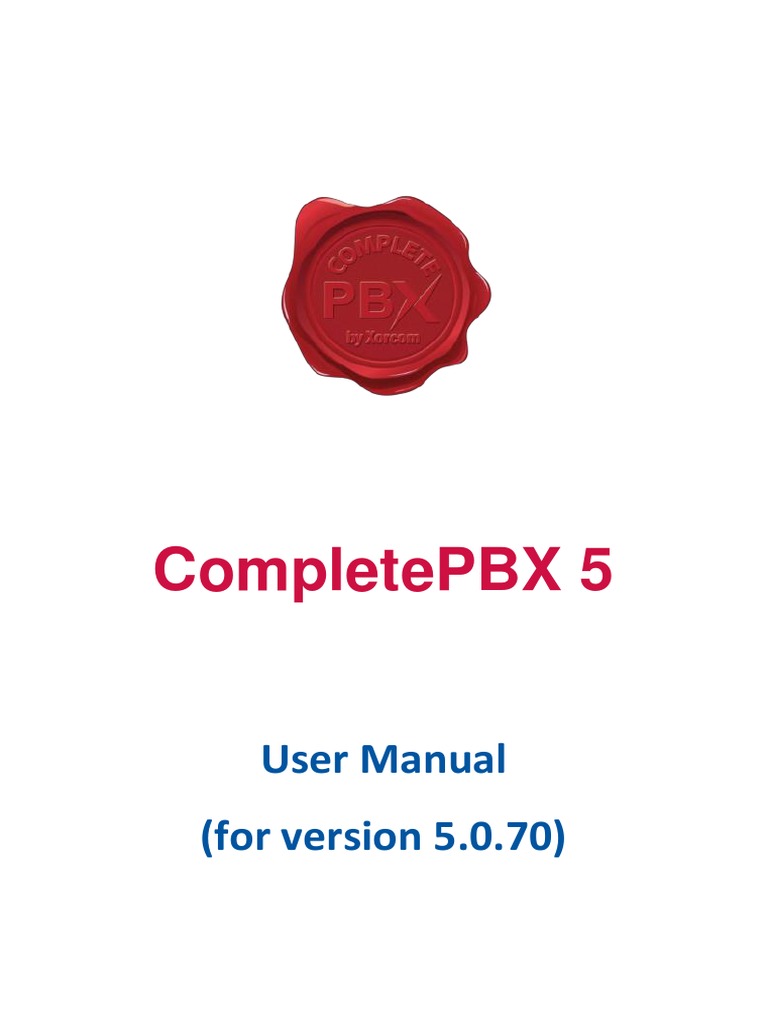 CompletePBX-V5 User Manual | PDF | Software Repository | Fedora ...