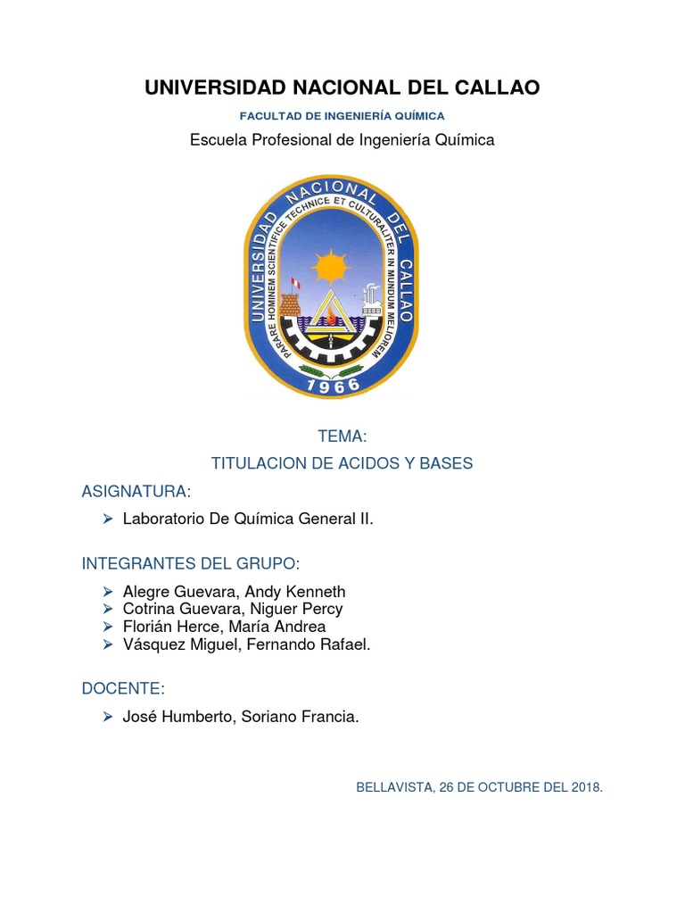TITULACION | PDF | Valoración | Química