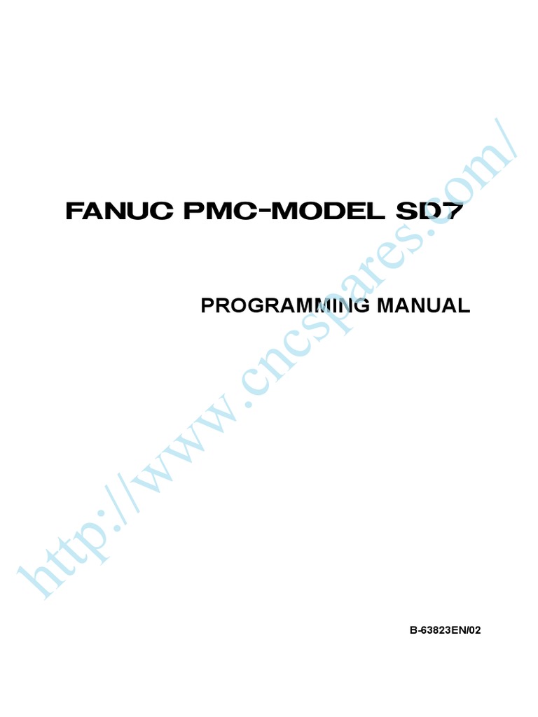 PMC-MODEL SD7 Programming Manual | PDF | Data Type | Specification (Technical Standard)