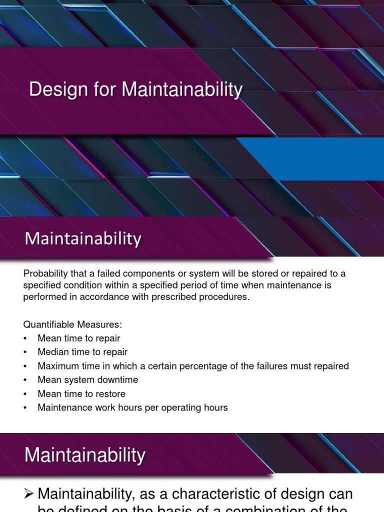 Design Maintainability Report Group 2 Final Na Final Na | PDF ...