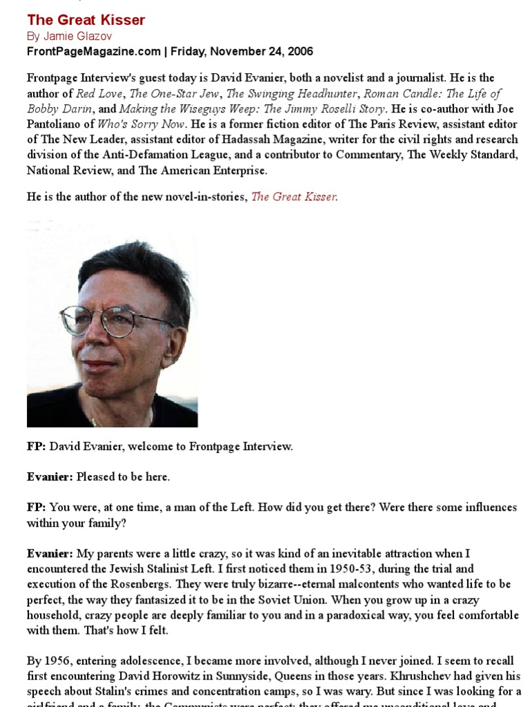 FrontPage Magazine | PDF | Joseph Stalin | Antisemitism