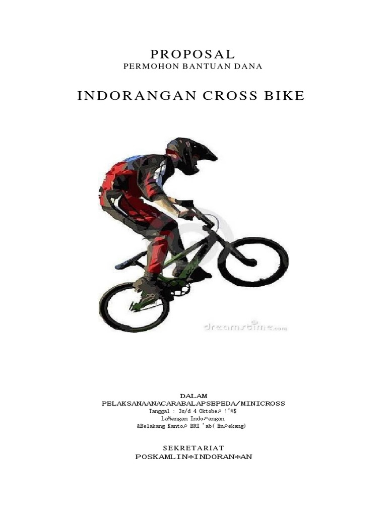 Proposal BALAP SEPEDA Mini Cross | PDF
