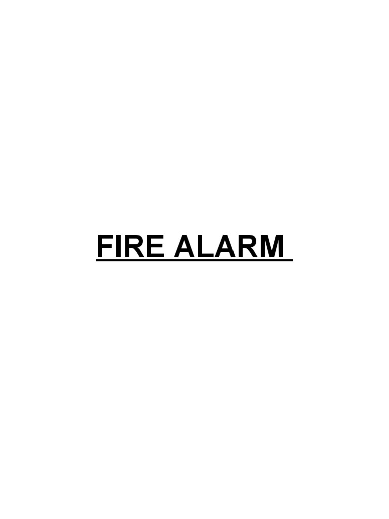 Project Report Fire Alarm PDF | PDF | Diode | Electronic Engineering