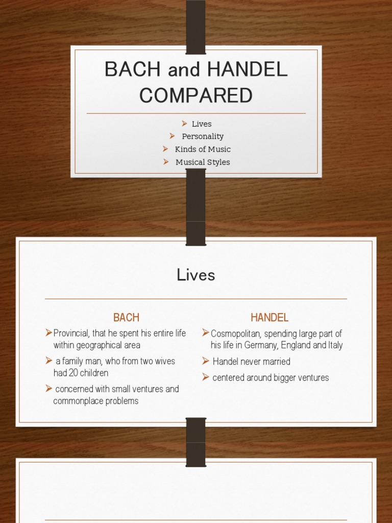 Bach and Handel Compared | PDF | Johann Sebastian Bach | Elements Of Music