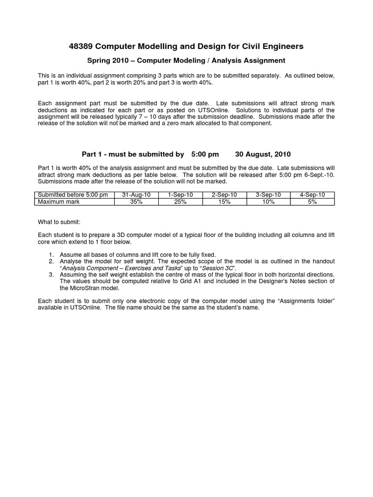 CMD Analysis Assignment S10 Rev 4 | Download Free PDF | Computer Simulation | Computing