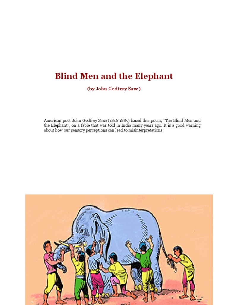 Blind Man Elephant | PDF