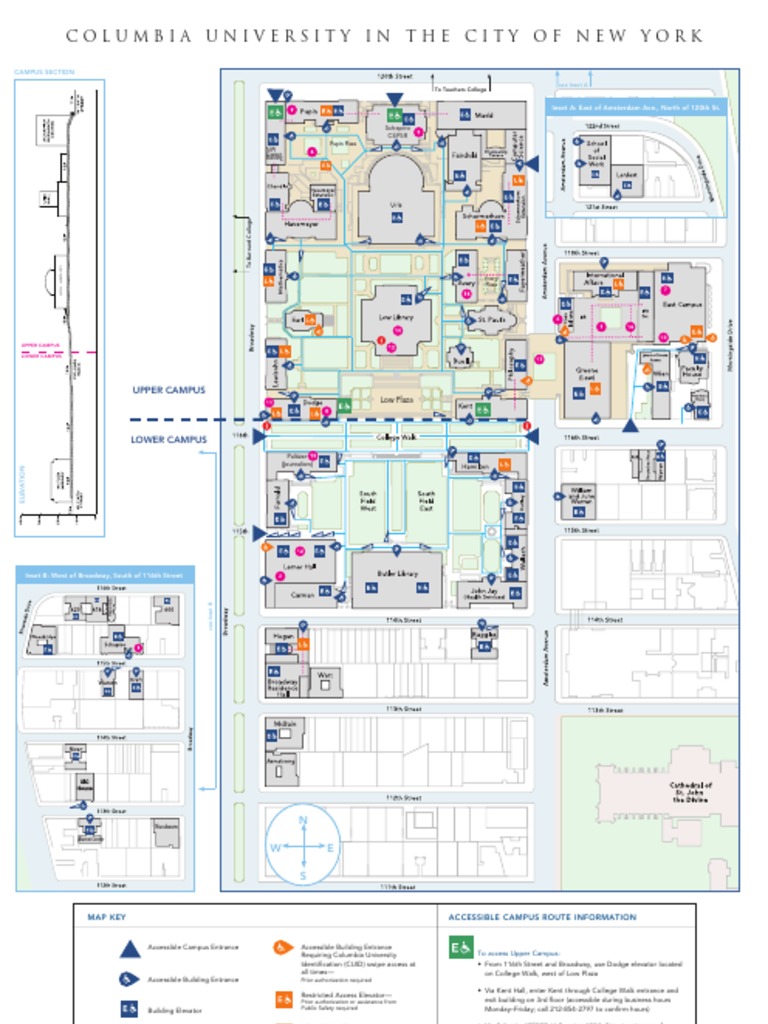 Columbia University Map Locations | PDF | Columbia University ...
