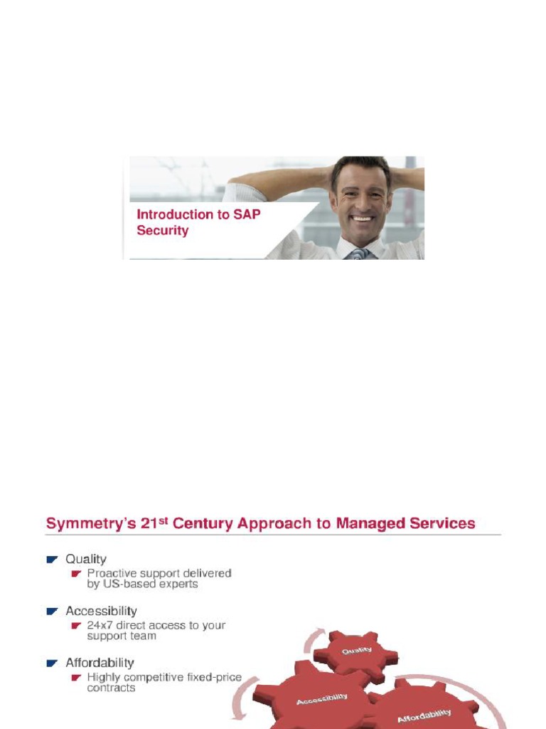 SAP Security Material PDF | PDF