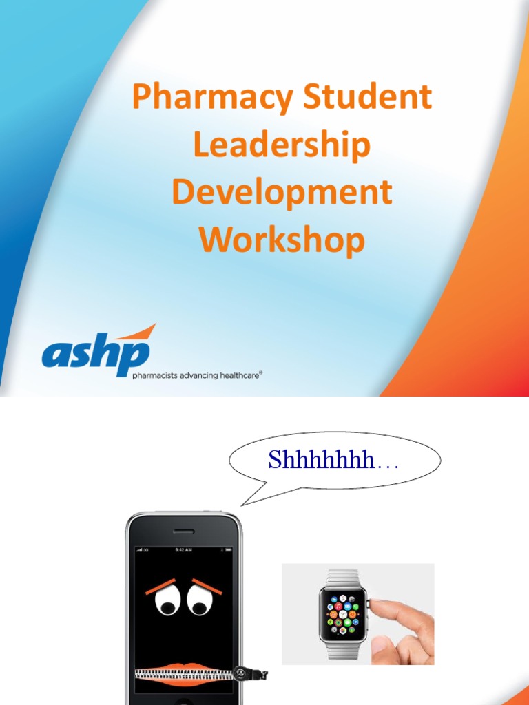 Pharmacy Leadership Development Workshop | PDF | Mentorship | Pharmacy