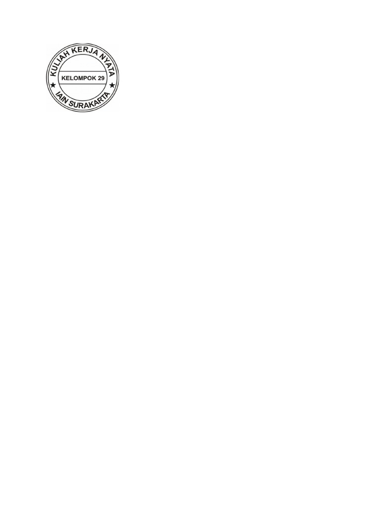 Contoh Stempel Panitia | PDF