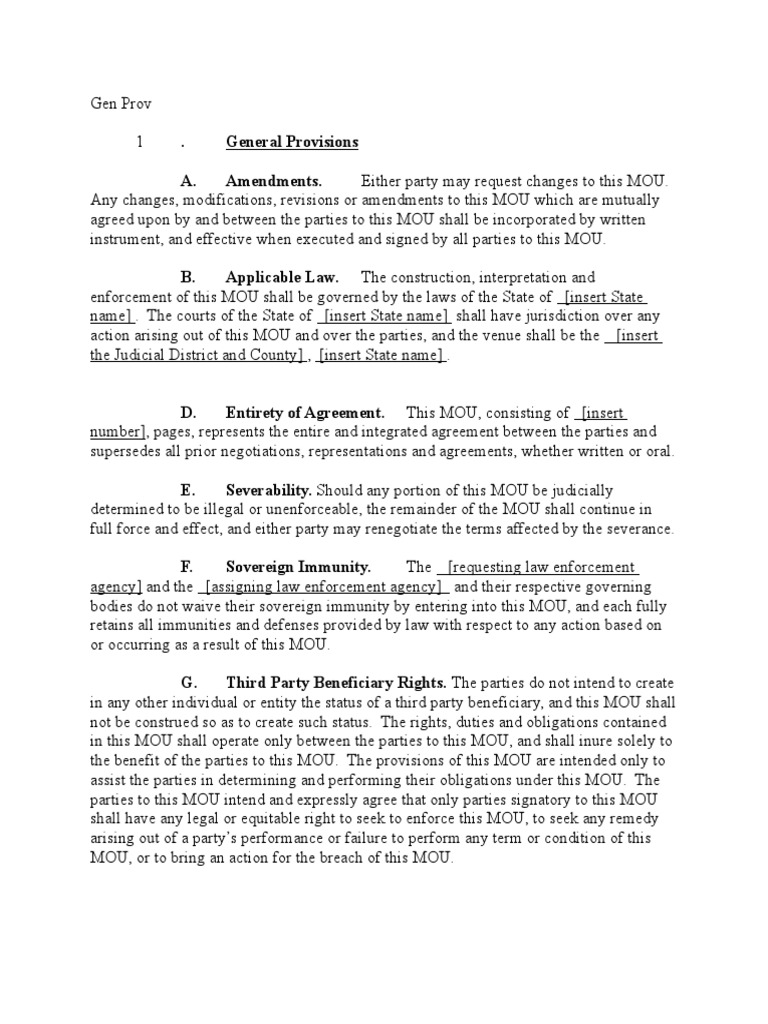 General Provisions A. Amendments | PDF | U.S. State | Sovereign Immunity