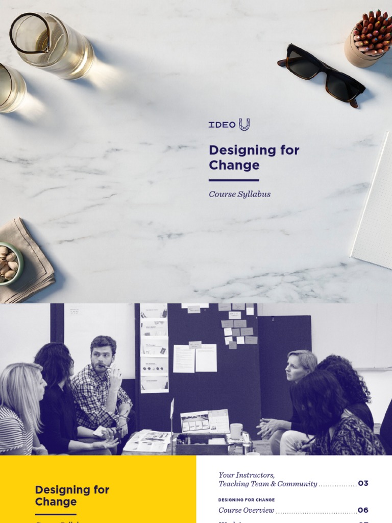 Designing For Change Full Syllabus | PDF | Social Movements | Design ...