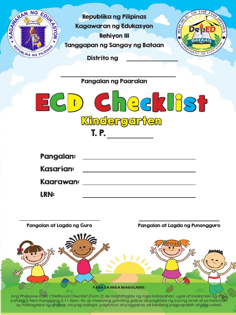 New Ecd Checklist | PDF