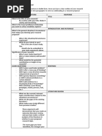 RRL Matrix Sample | PDF