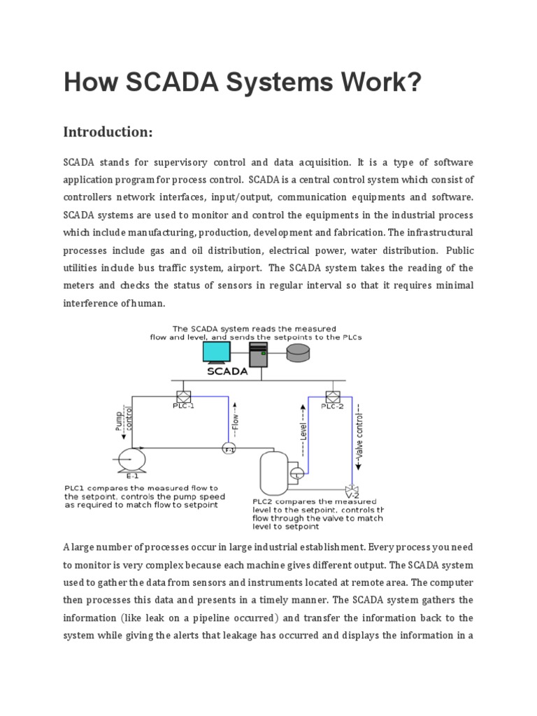 How SCADA Systems Work? | Download Free PDF | Scada | Programmable Logic Controller