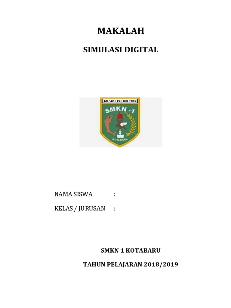 Makalah Simdik | PDF | Seni | Komputer
