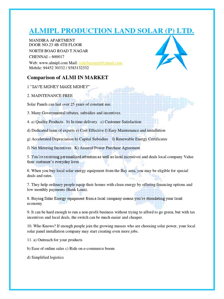 Comparison of ALMI IN MARKET PDF | PDF