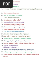 Tagalog Tongue Twisters | PDF