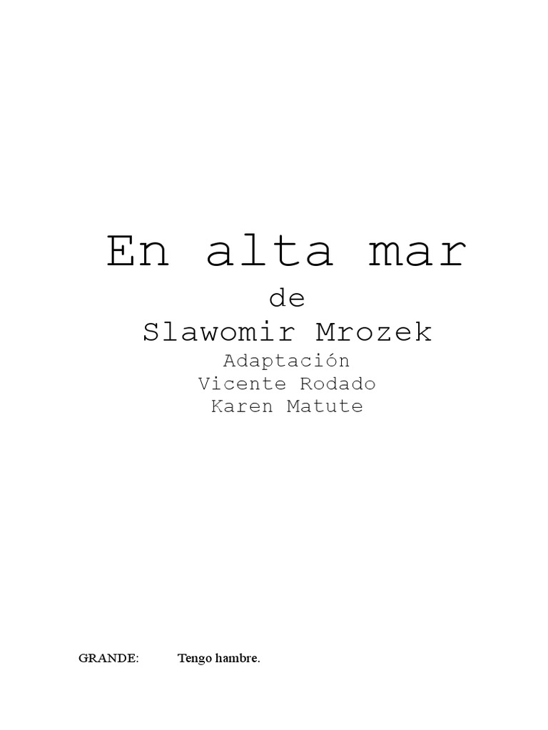 En Alta Mar | PDF | Verdad | Alma