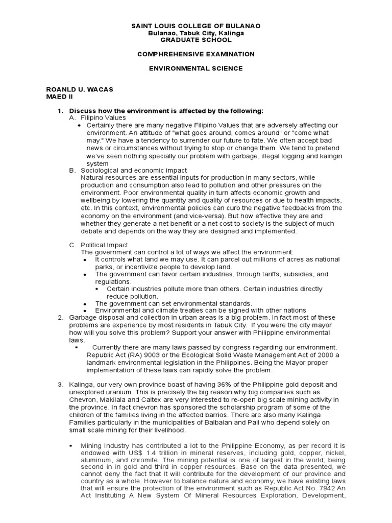 Research Environmental | PDF | Ecology | Environmental Policy