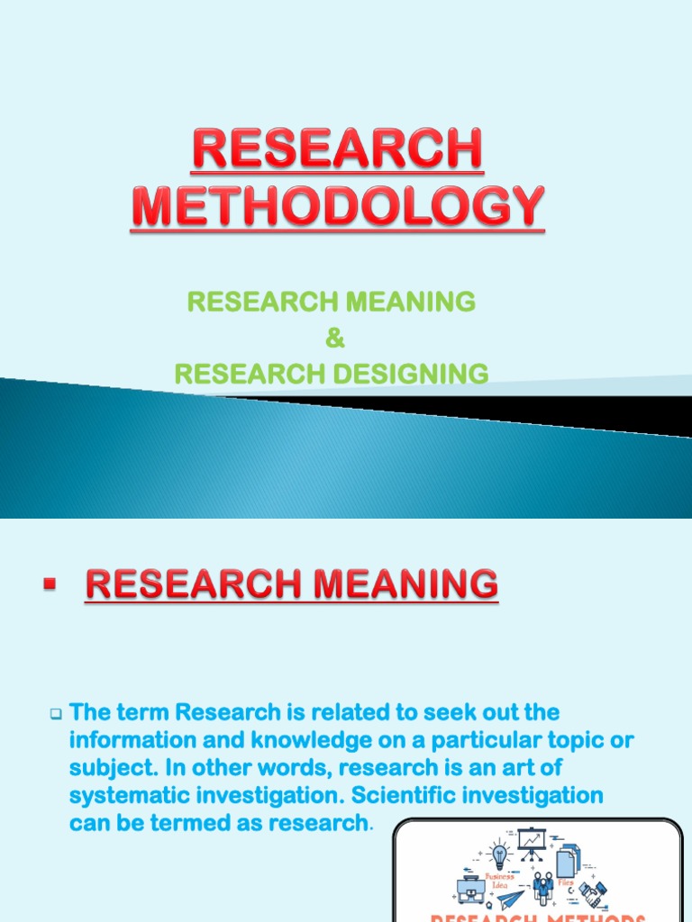 The Essentials of Research: Defining Research, Understanding Research ...