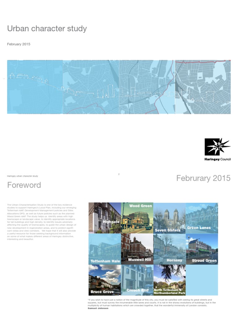 Urban Character Study: February 2015 | PDF | Neighbourhood | Design