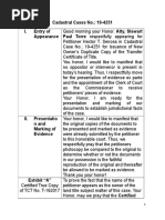 Presentation of Witness Script | PDF | Law