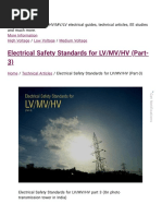 Minimum Electrical Clearance As Per BS | PDF