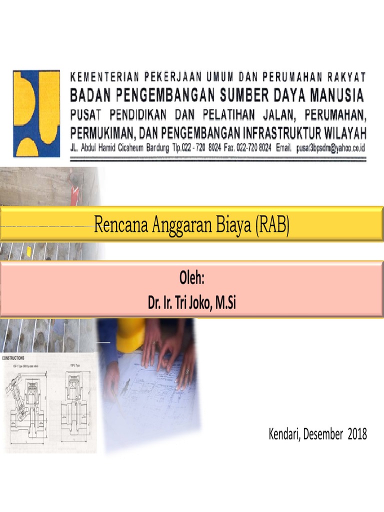 Format dan Contoh RAB 2024 | PDF