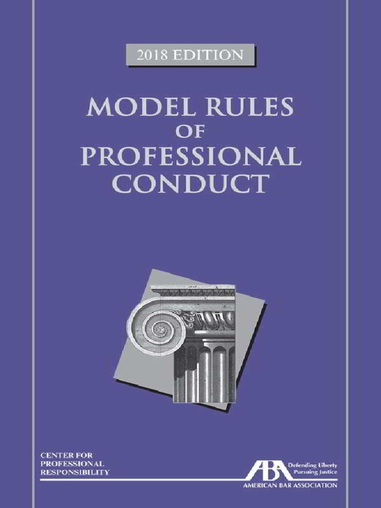 American Bar Association - Model Rules of Professional Conduct-ABA Book ...