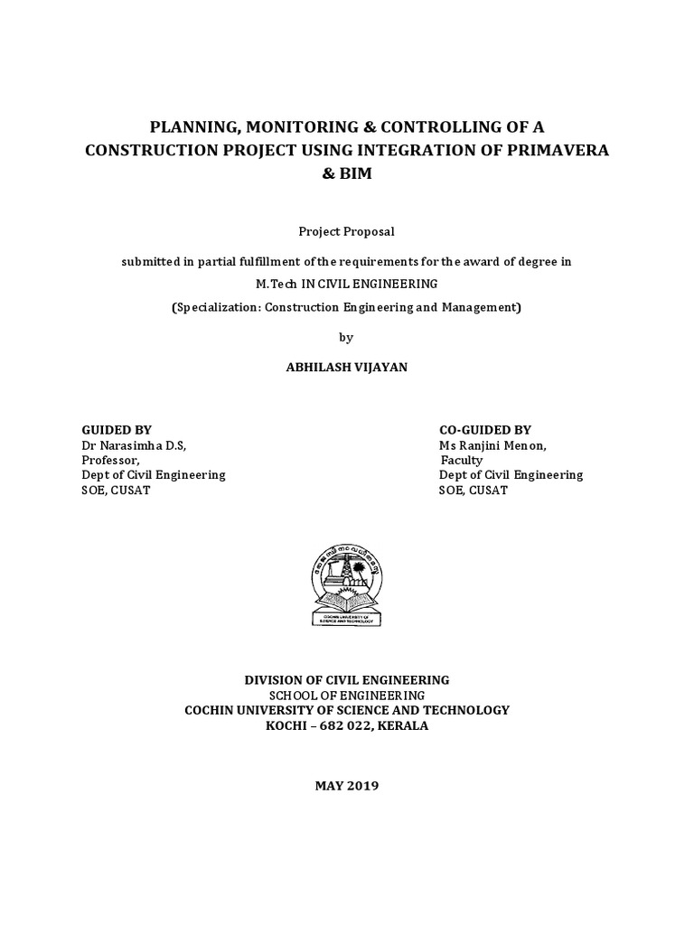 Integration of Primavera & BIM | PDF | Building Information Modeling ...