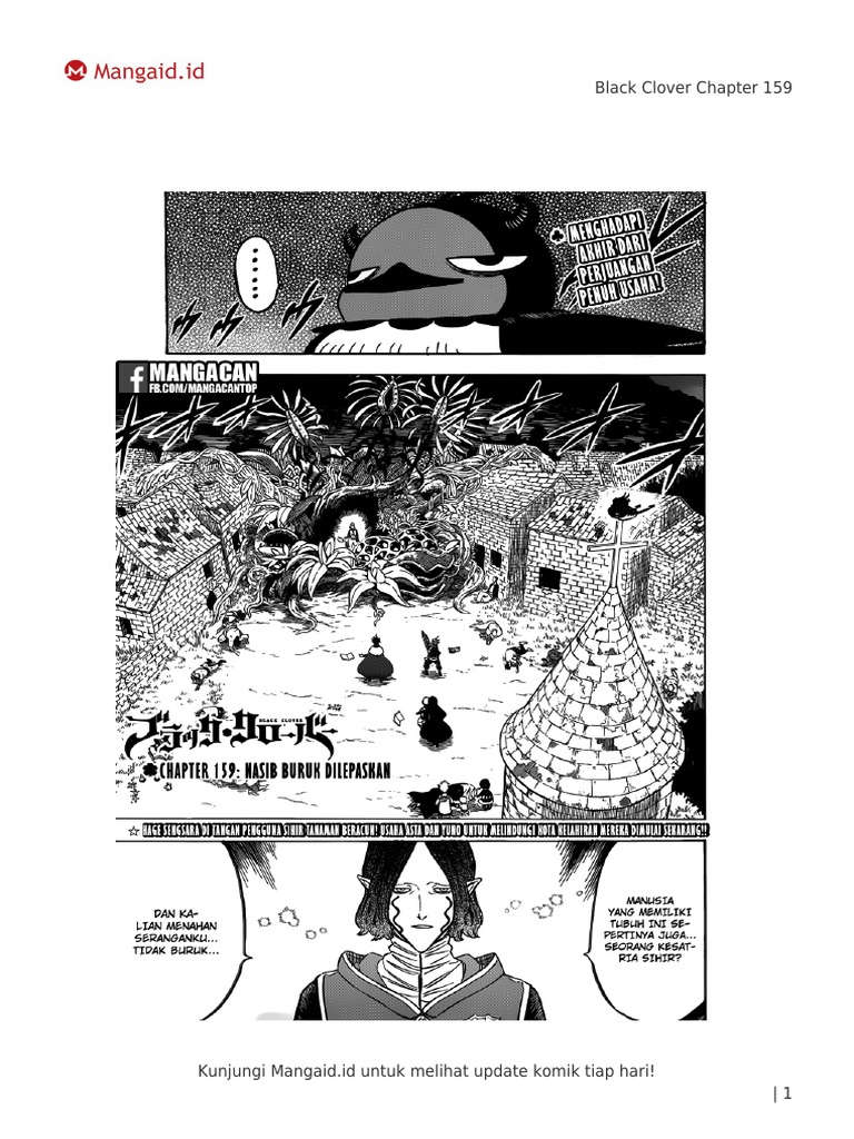 Mangaid - Id Black Clover Chapter 159 | PDF