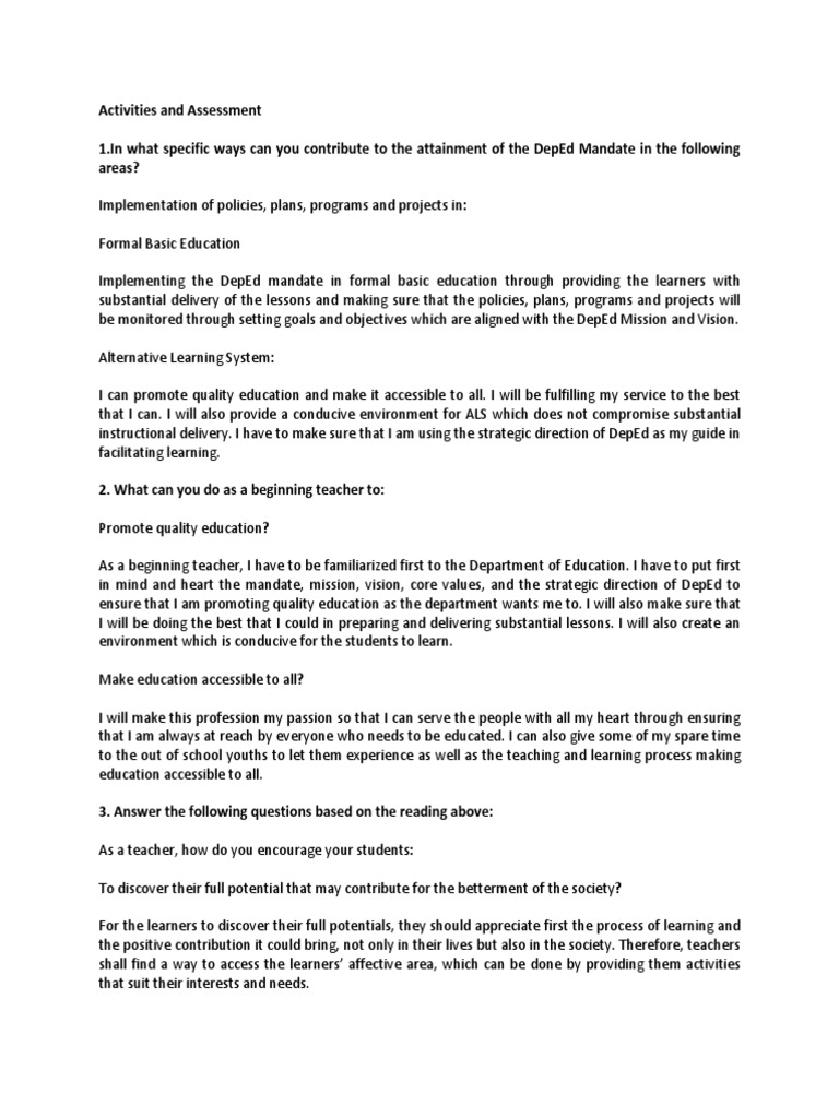 TIP Module 1 | PDF | Goal | Teachers