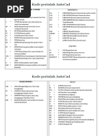 Rumus dan Perintah Dasar AutoCAD | PDF | Komputer