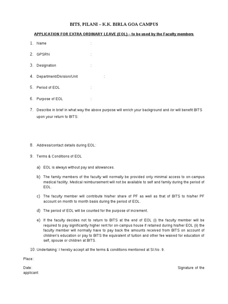 Campus Eol Form | PDF | Government | Business