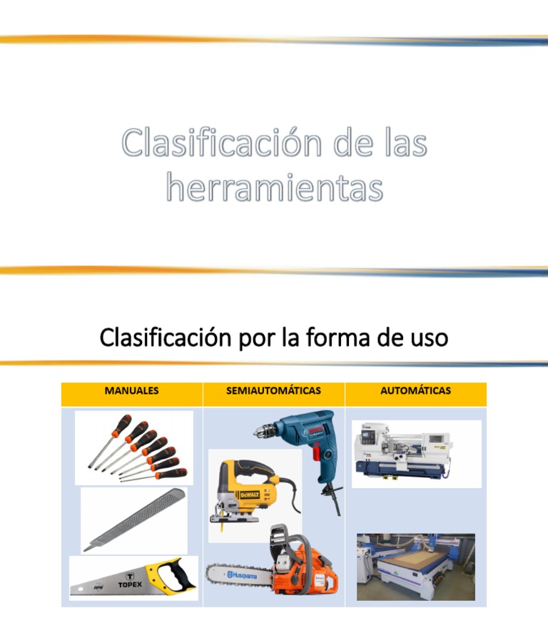 Clasificación de Las Herramientas Manuales | PDF