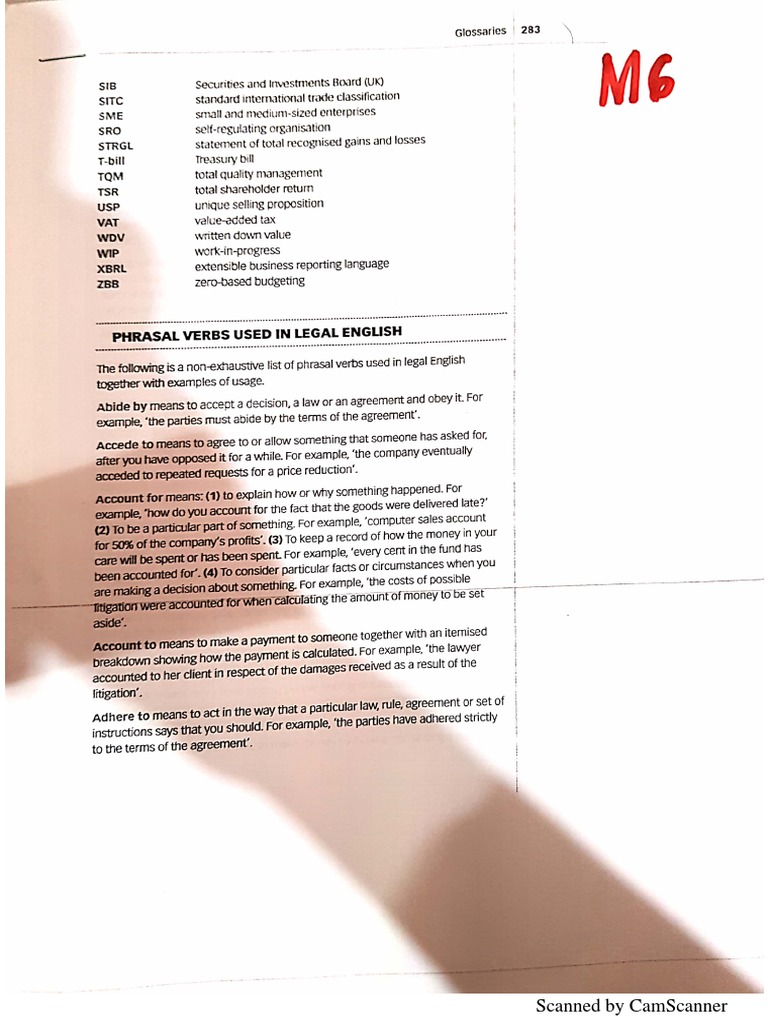 Legal English Phrasal Verbs | PDF