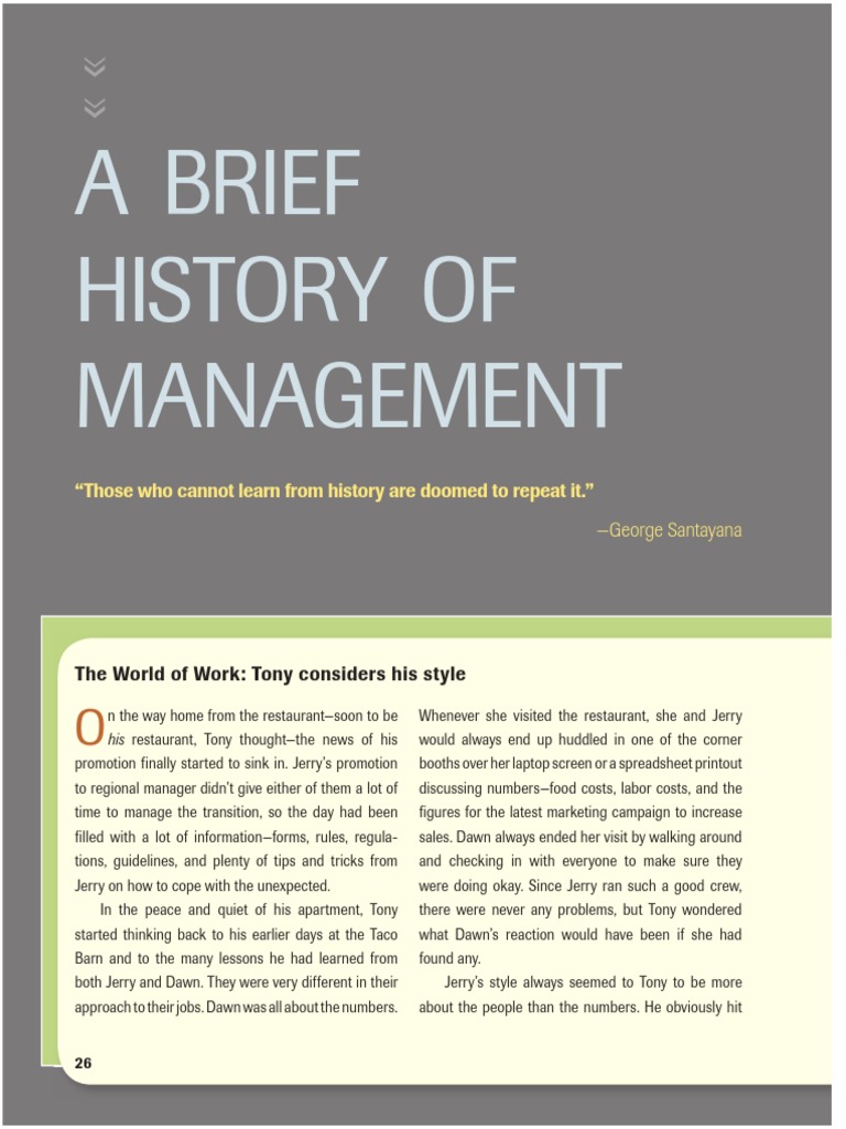 MGT Reading 2 - History of MGT PDF | PDF | Employment | Piece Work