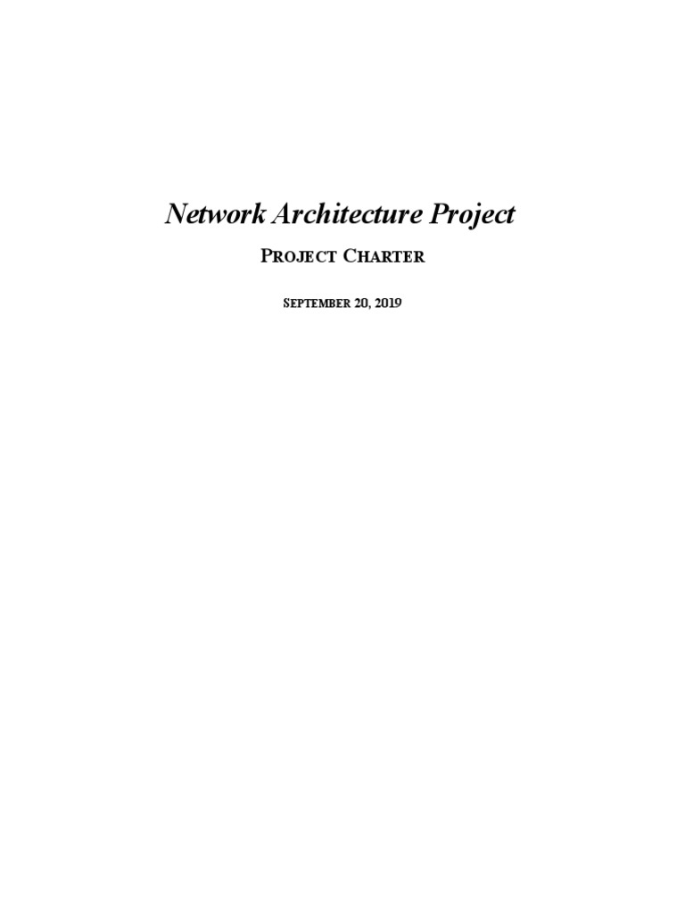 Network Design Project Scope | PDF | Computer Network | Computer Networking