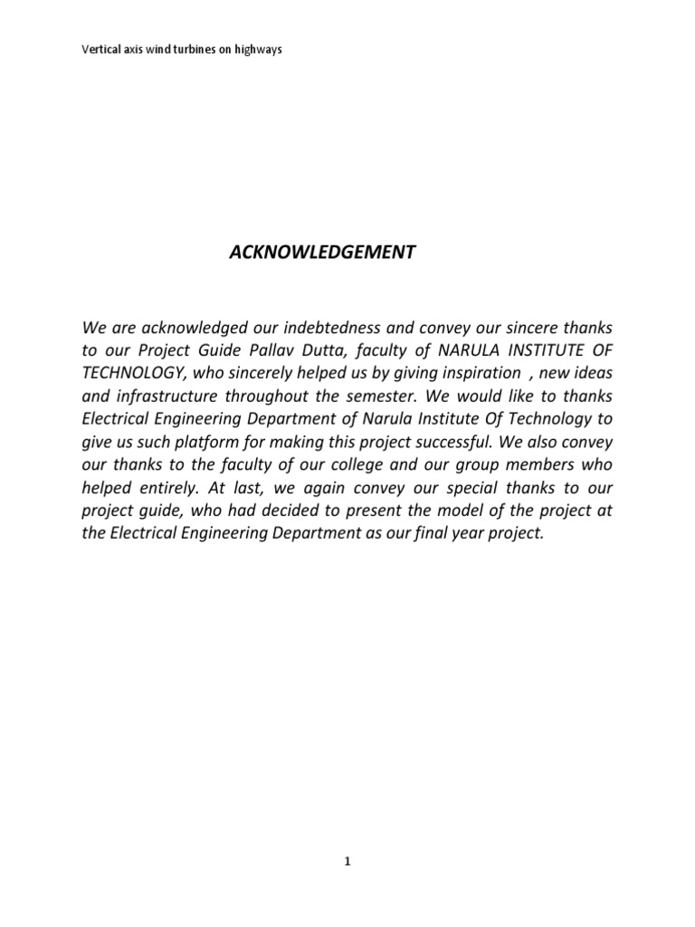 Project Report | PDF | Electric Motor | Wind Turbine