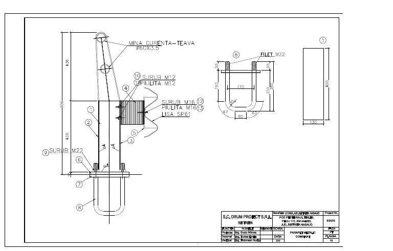 Parapet Metalic Combinat PDF | PDF